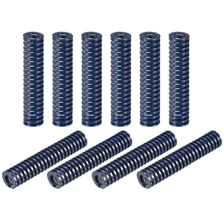 Uxcell Die Spring 10 Pack 16mm OD 70mm Long Spiral Stamping Light Load ...