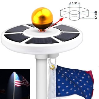American Flag Solar Light, Epicgadget Solar Powered US Flag Garden ...