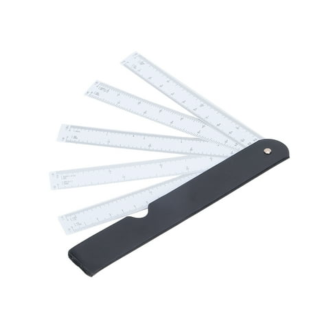 Multi Ratio Measure Rulers, Engineer Scale Ruler Fan-Shaped Ruler ...