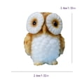 BINGLI Miniature Owl Decorative Figurines 2 Pcs Mini Owls Fairy Garden ...