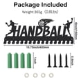 1 Set Iron Medal Holder Frame Medals Display Hanger Rack 17 Hooks with ...
