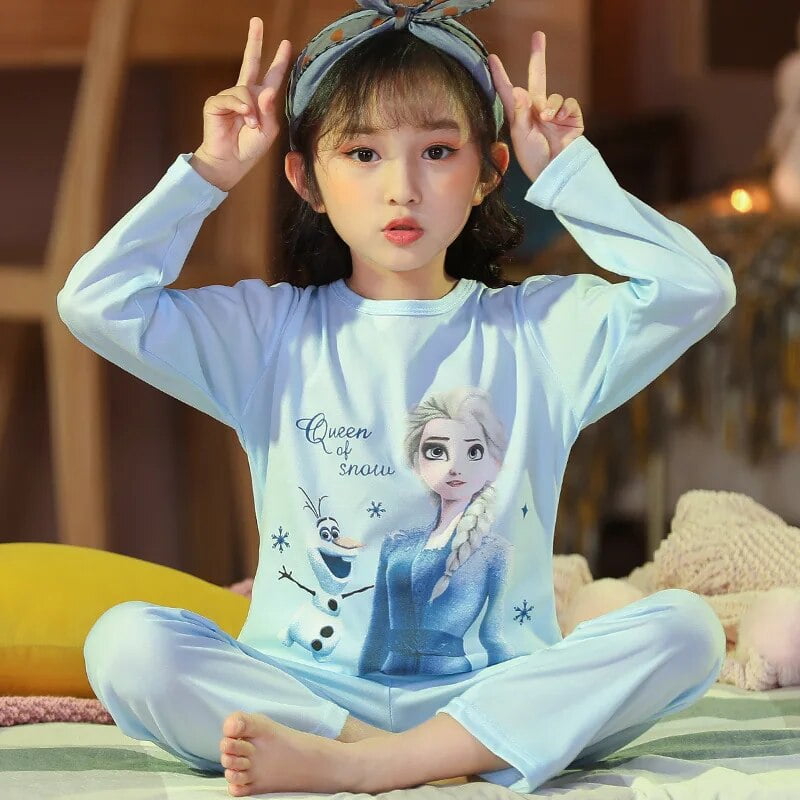 Conjunto de Pijamas de dibujos animados para niños y niñas, ropa de ...