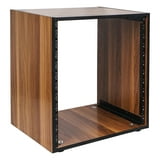 Sound Town DIY 12U Studio Rack with Furniture Grade Walnut Laminate ...