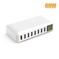 USB Charging Station, 8-Port 60W/12A USB Charger Station, Multi Ports ...