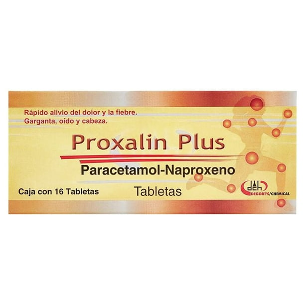 Proxalin Plus 250 mg / 300 mg Caja Con 16 Tabletas | Bodega Aurrera en ...