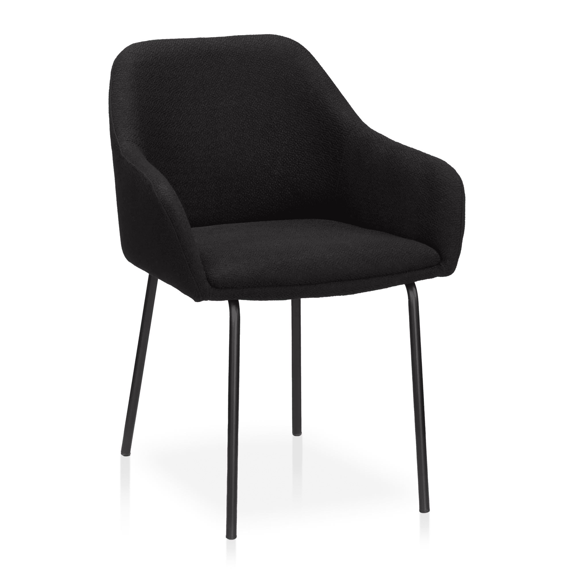 Bouclair Black Fabric and Metal Dining Chair - Walmart.ca