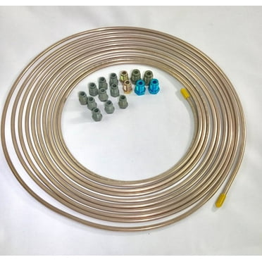 NiCopp NICOPP Nickel/Copper Alloy Brake Line Coil - 30% Stronger - 1/4 ...