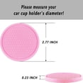Car Cup Coaster, 4PCS Universal Auto Non-Slip Cup Holder Embedded in ...