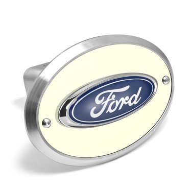 Ford Raptor 3D Logo on Brushed Oval Billet Aluminum 2 inch Tow Hitch ...