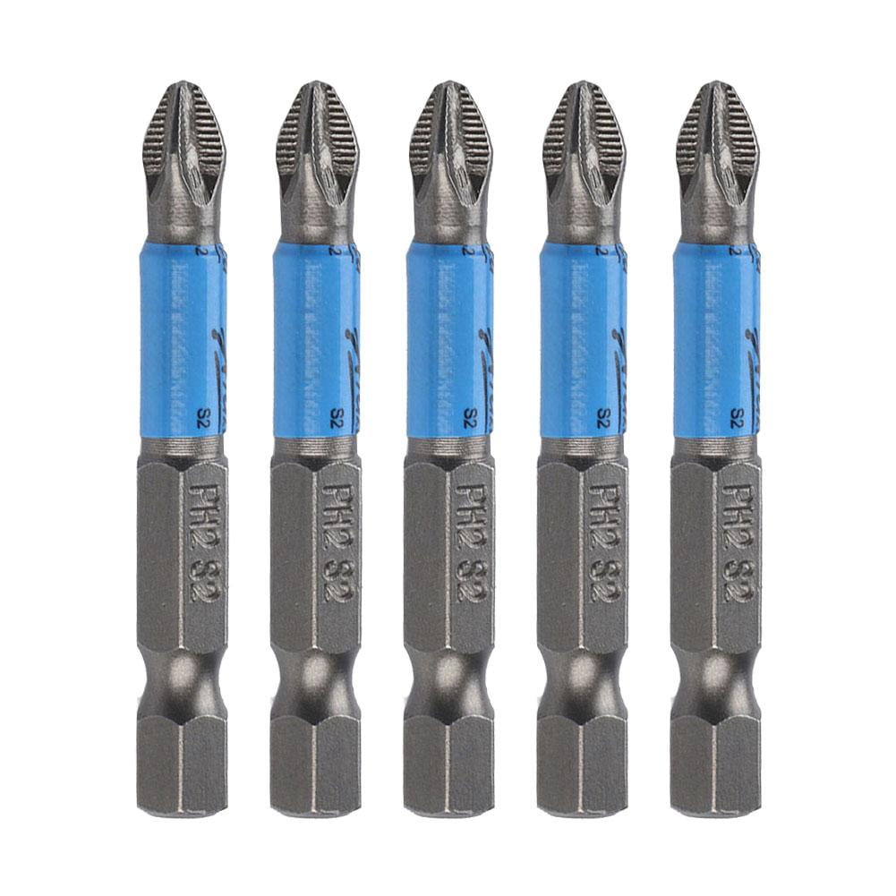 50 Mm PH2 S2 Broca Cruzada Cabeza Taladro Destornillador Vástago ...