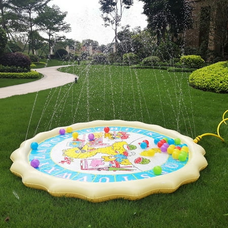 59inch Kids Inflatable Spray Splash Water Pad Mat Outdoor Pool Beach ...