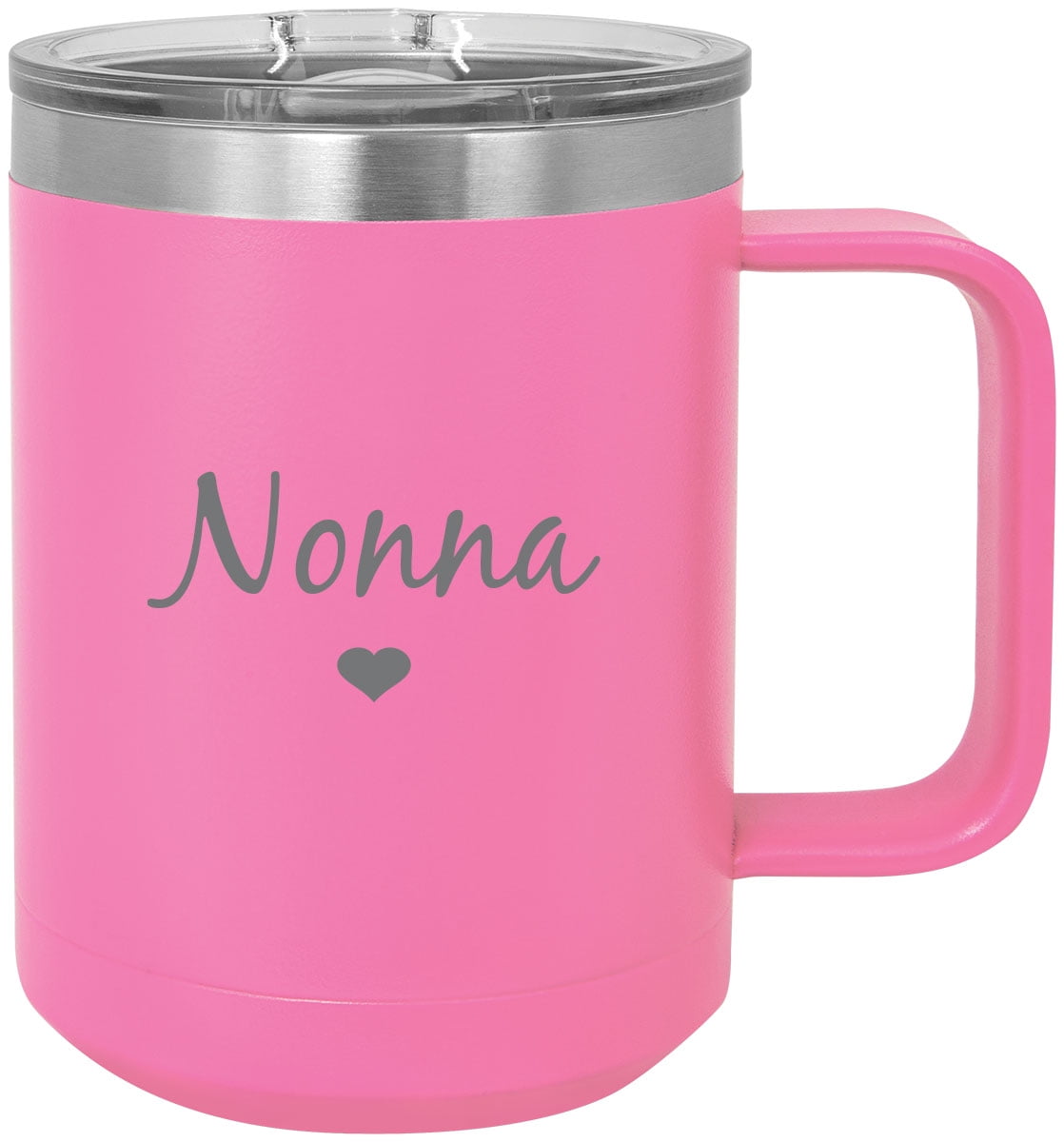 Nonna Stainless Steel Vacuum Insulated 15 Oz Engraved Travel Coffee Mug ...