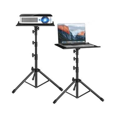 Pyle PLPTS4X2 Universal Adjustable Tripod Design DJ Laptop Stand Holder ...