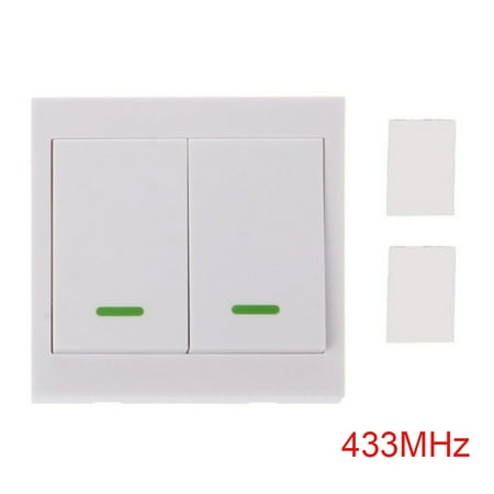 stanreset 315MHz 433MHz RF Remote Control Wall Switch 2/3 Button Living ...