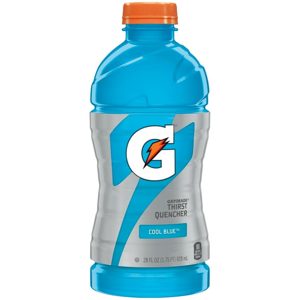 Gatorade Thirst Quencher Cool Blue Sports Drink, 28 Fl. Oz. - Walmart ...