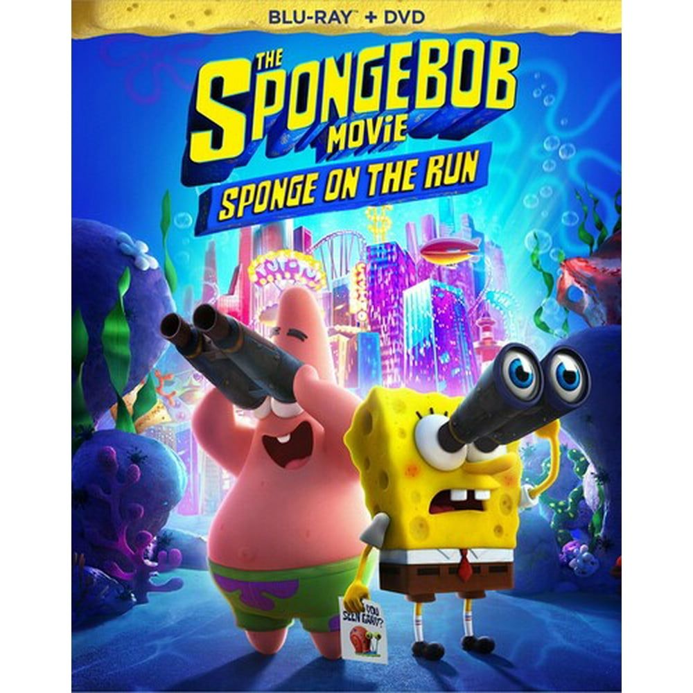 The SpongeBob Movie: Sponge on the Run (Blu-ray + DVD) - Walmart.com ...