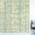 Beige Grid Gingham Window Privacy Film, Abstract Modern Minimalist ...