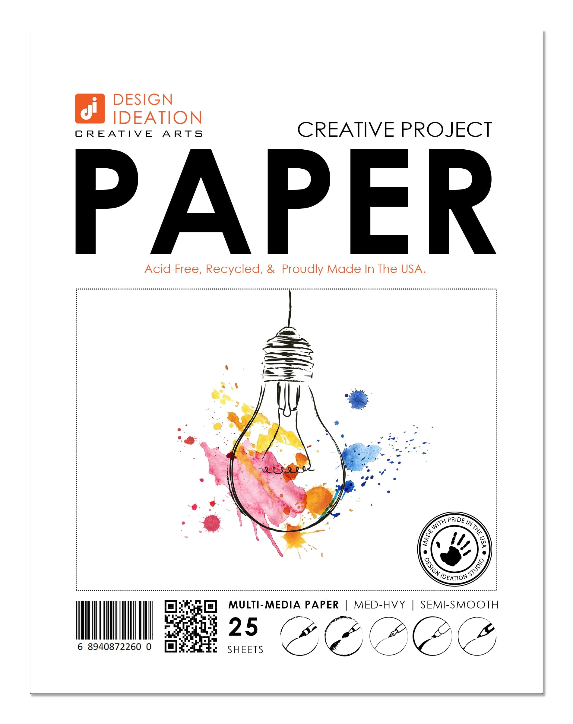 Creative Project Paper : Multi-media paper sheets for pencil, ink ...