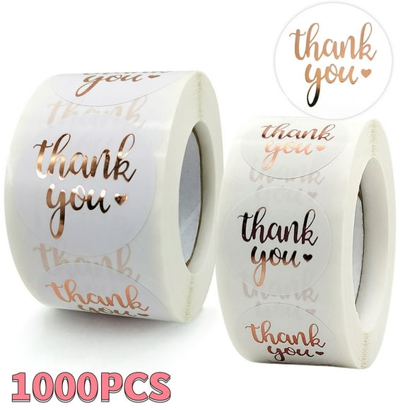Thank You Stickers Roll