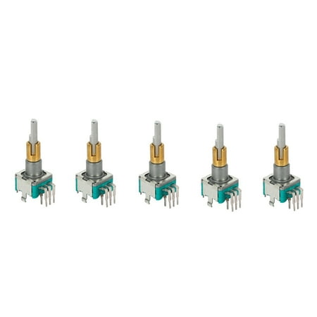 5PCS EC11EBB24C03 Dual Axis Encoder with Switch 30 Positioning Number ...