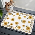 Area Rug 2x3ft Farm Yellow Small Sunflowers Area Rugs Washable Low Pile ...