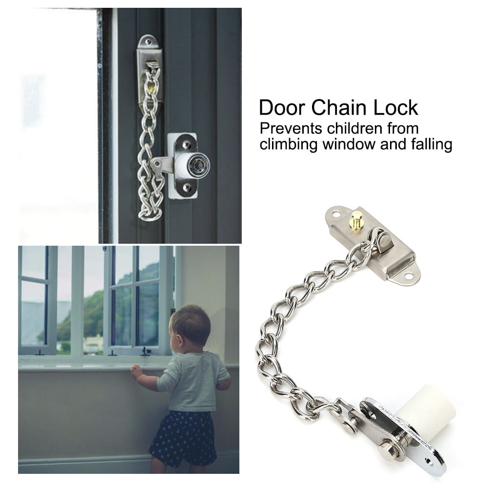 Fdit Door Chain,Anti-Theft Chain Lock,Stainless Steel Anti-Theft Door ...
