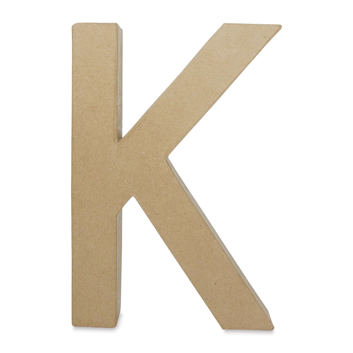 DecoPatch Paper Mache Funny Letter - K, Uppercase, 8-1/2" W x 12" H x 2 ...