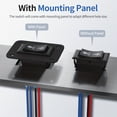 Modern Polarity Reversing Rocker Switches With Mounting Plate Momentary ...