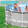 "Intex Steel Frame Above Ground Pool Ladder, 48"" Wall Height, 300lbs ...
