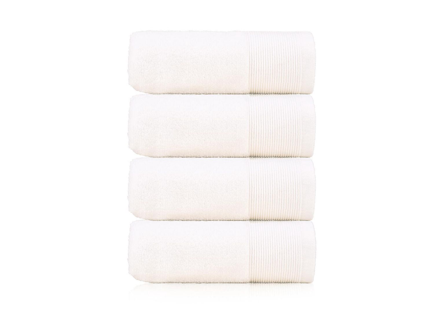 Camelot 4-Pack Hand Towel Set 16x28 for Bathroom or Gym 600 GSM 100% ...