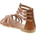 ANNA Mavis-8 Women Buckle Zip Gladiator Sandal - Walmart.com