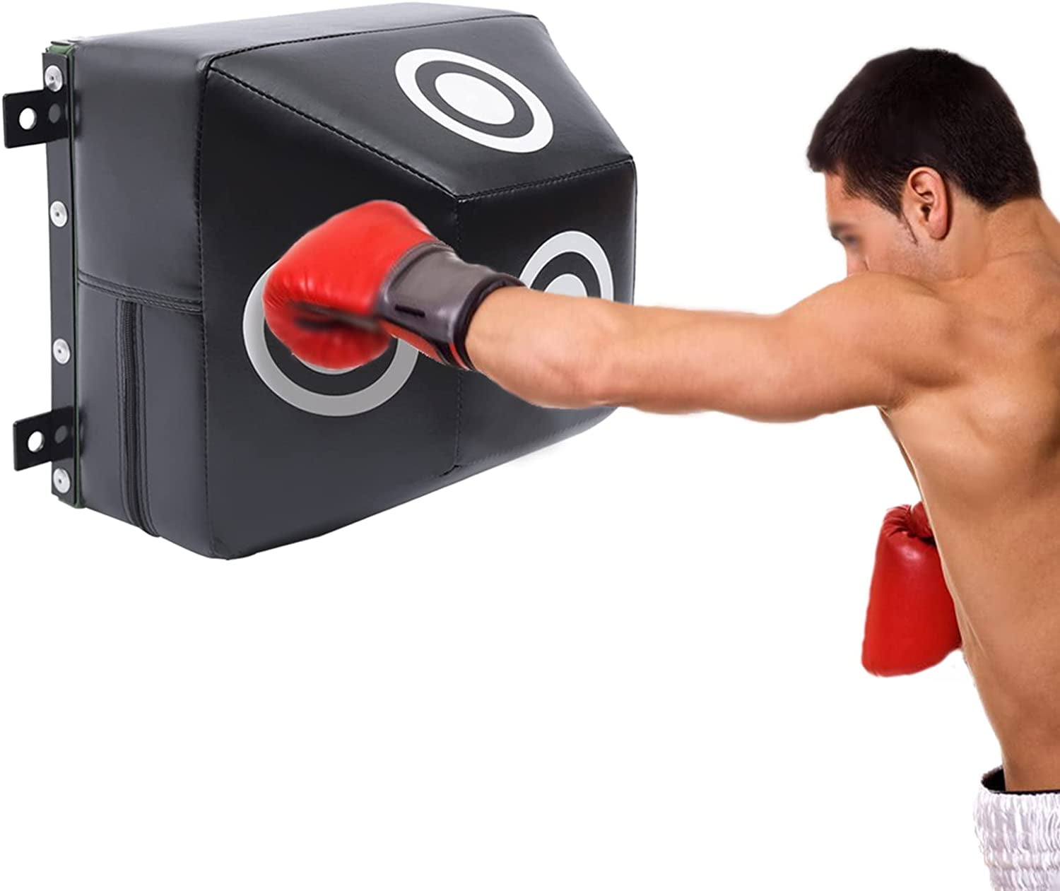 Miumaeov Wall Mounted Boxing Target Black Kickboxing Boxing Punching ...