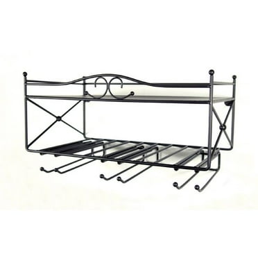 Winsome Wood Vinny 24-Bottle Wine Rack, Espresso, Espresso Finish ...