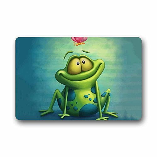 WinHome frog Doormat Floor Mats Rugs Outdoors/Indoor Doormat Size 23 ...