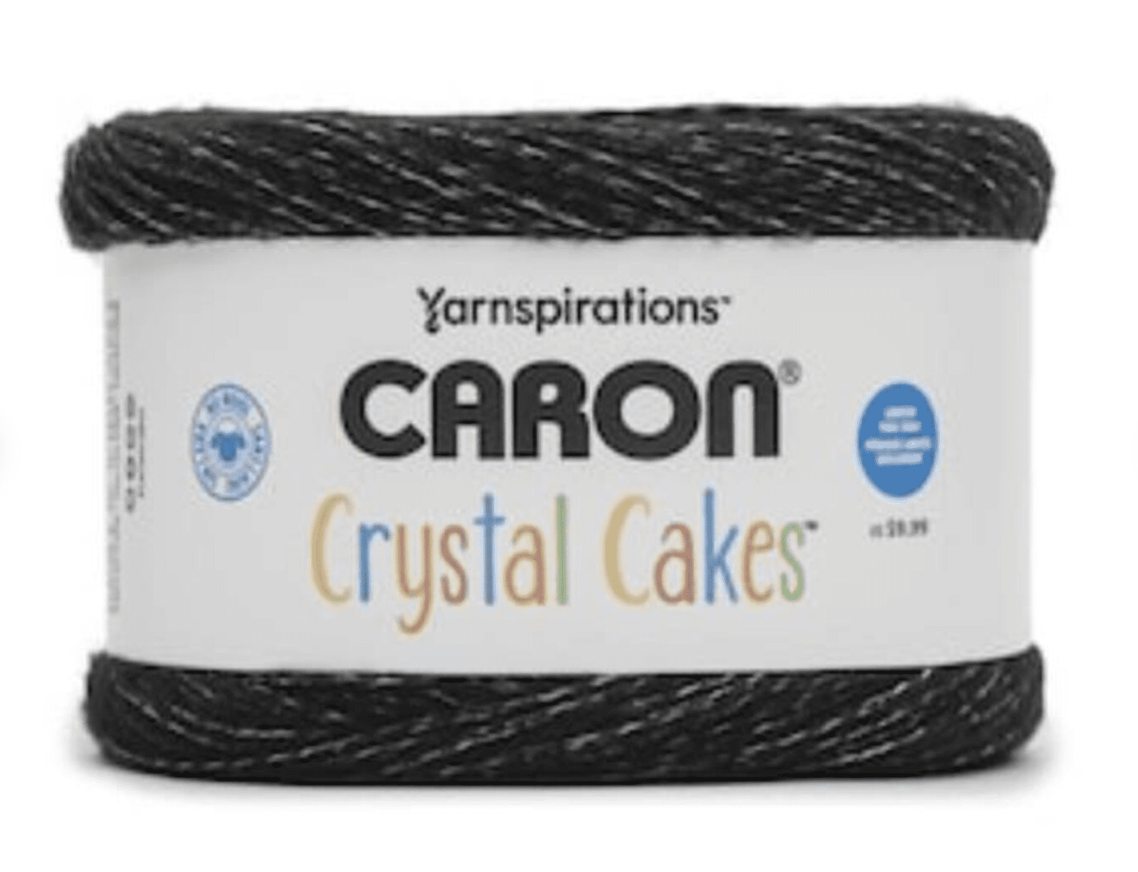Caron Crystal Cakes Lava Rock Yarn, Acrylic Blend, 8.5oz, 634yd, Self ...