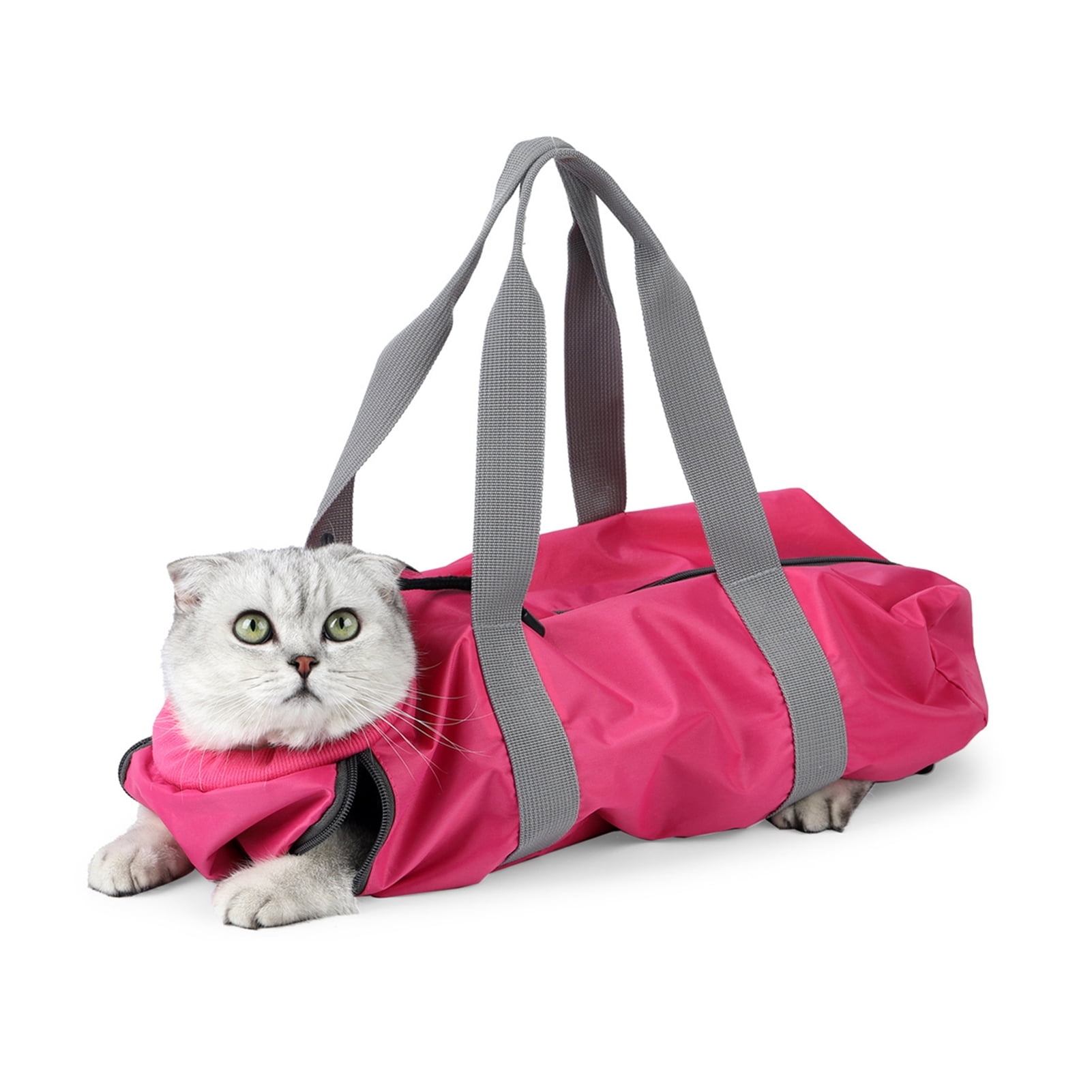 Cat Carrier Adjustable Cat Grooming Restraint Bags for Nail Trimming ...