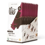 Theo Chocolate Pure 85% Dark Chocolate Bar | 12-Pack | Organic & Fair ...