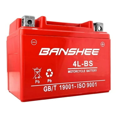 Banshee YTX12-BS Lifepo4 Lithium Motorsports Battery Compatible with Kawasaki ZX750 Ninja ZX-7R ...