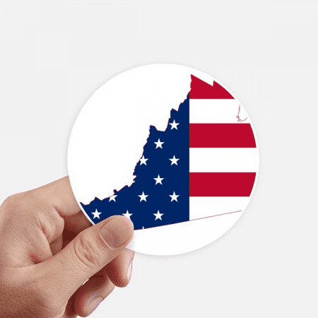 Virginia Sticker Round Wall Suitcase Laptop Label Bumper | Walmart Canada