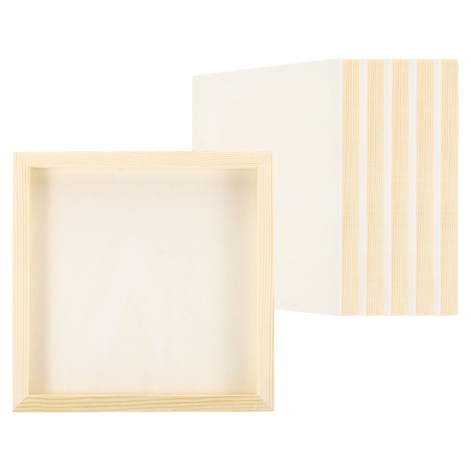 Click here for Uxcell 8X8 Wood Panels Board  6pcs Unfinished Squa... prices