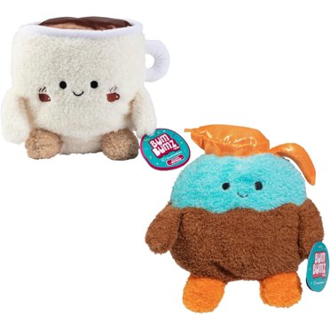 Russ Berrie Bum Bumz - 4.5 inch Assorted Plush Value Box 8 Piece, Bedtime Buddy for Kids ...