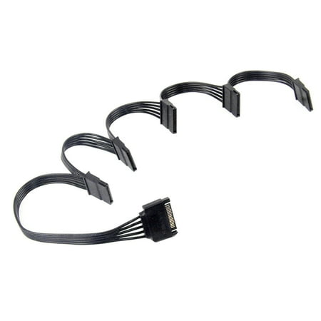 keepw SATA 15Pin 1 to 5 SATA 15Pin Hard Drive Power Supply Splitter ...