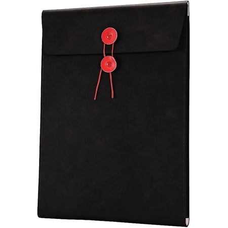 Pu Leather A4 File Folder Document Holder Filing Envelope Project File ...