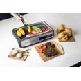 Indoor Smokeless Grill 1500W with Smart LED Touch Screen, Tempered ...
