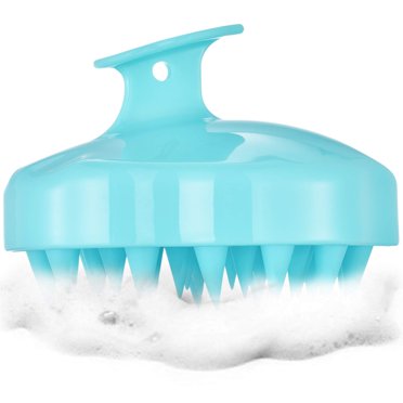 Scalp Care Hair Wash Brush, Silicone Comb - Green, Head Massage Growth ...