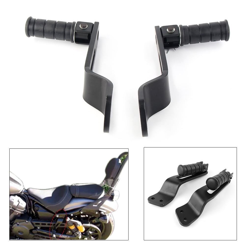 ZS Motorcycle Rear Passenger Foot Peg Footrest Bracket Set For Yamaha ...