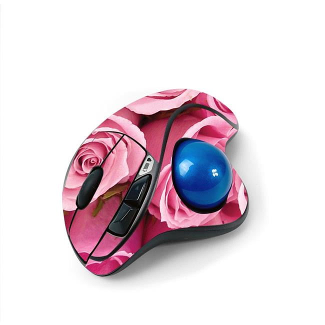 MightySkins LOGM570-Pink Roses Skin for Logitech M570 Wireless ...