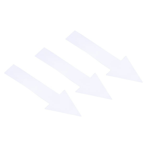 Uxcell 8x2" Arrow Sticker PVC Directional Sign Adhesive Removable Floor ...