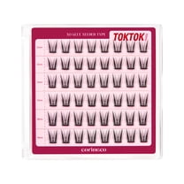 CORINGCO Toktok Hara Light Self Adhesive False Eyelashes, No Glue ...