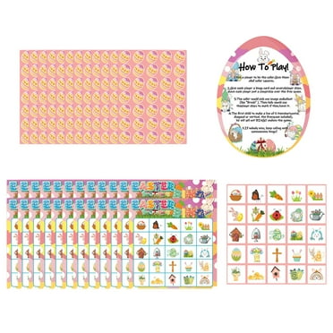 Low Vision Bingo Cards -10 cards - Walmart.com